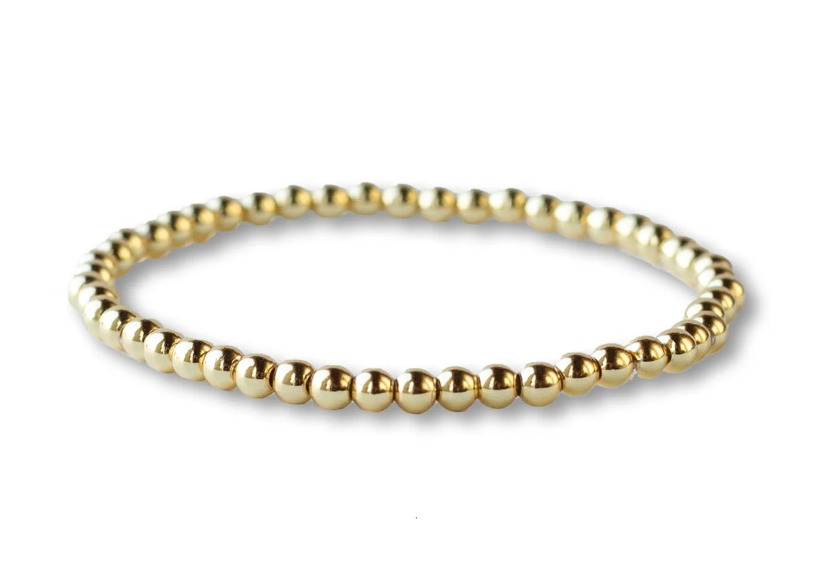 Gold Beaded Stack Bracelet – Pippy&Lily